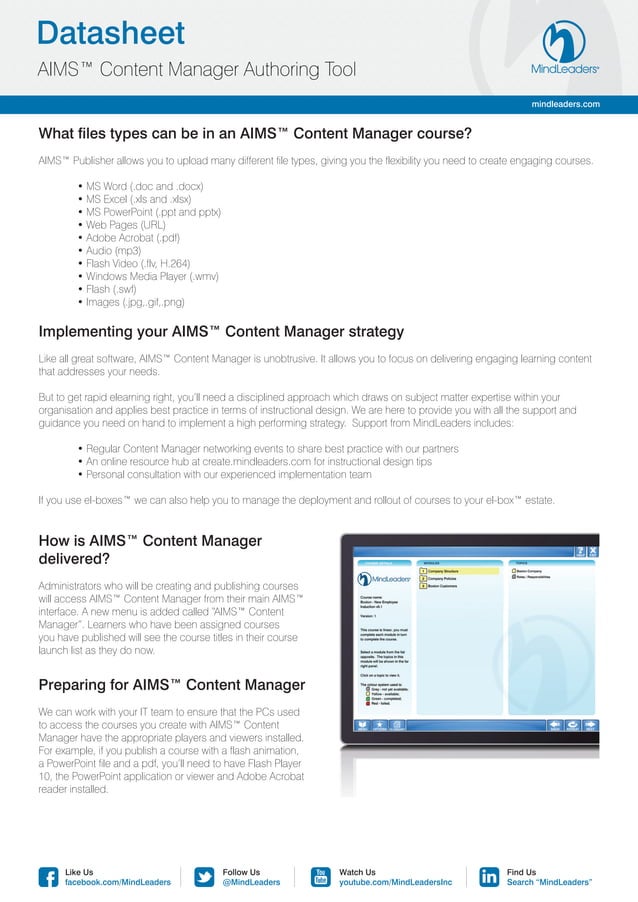 AIMS Content-manager | PDF | Desktop Publishing | Computer Software and Applications