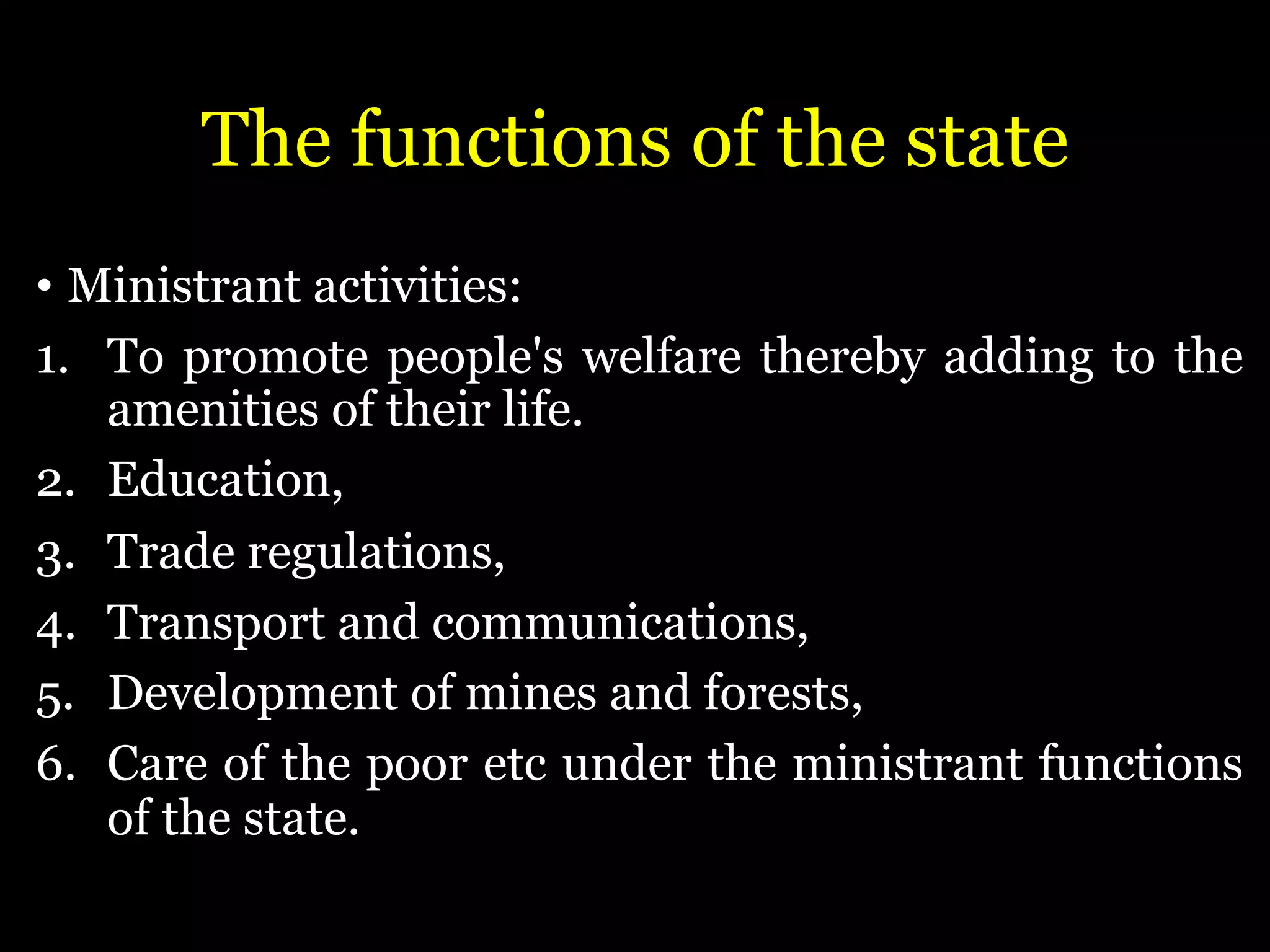 Aims and Functions of the States | PDF