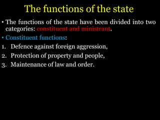 Aims and Functions of the States | PDF