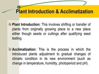 Aims and methods of experimental breeding | PPT