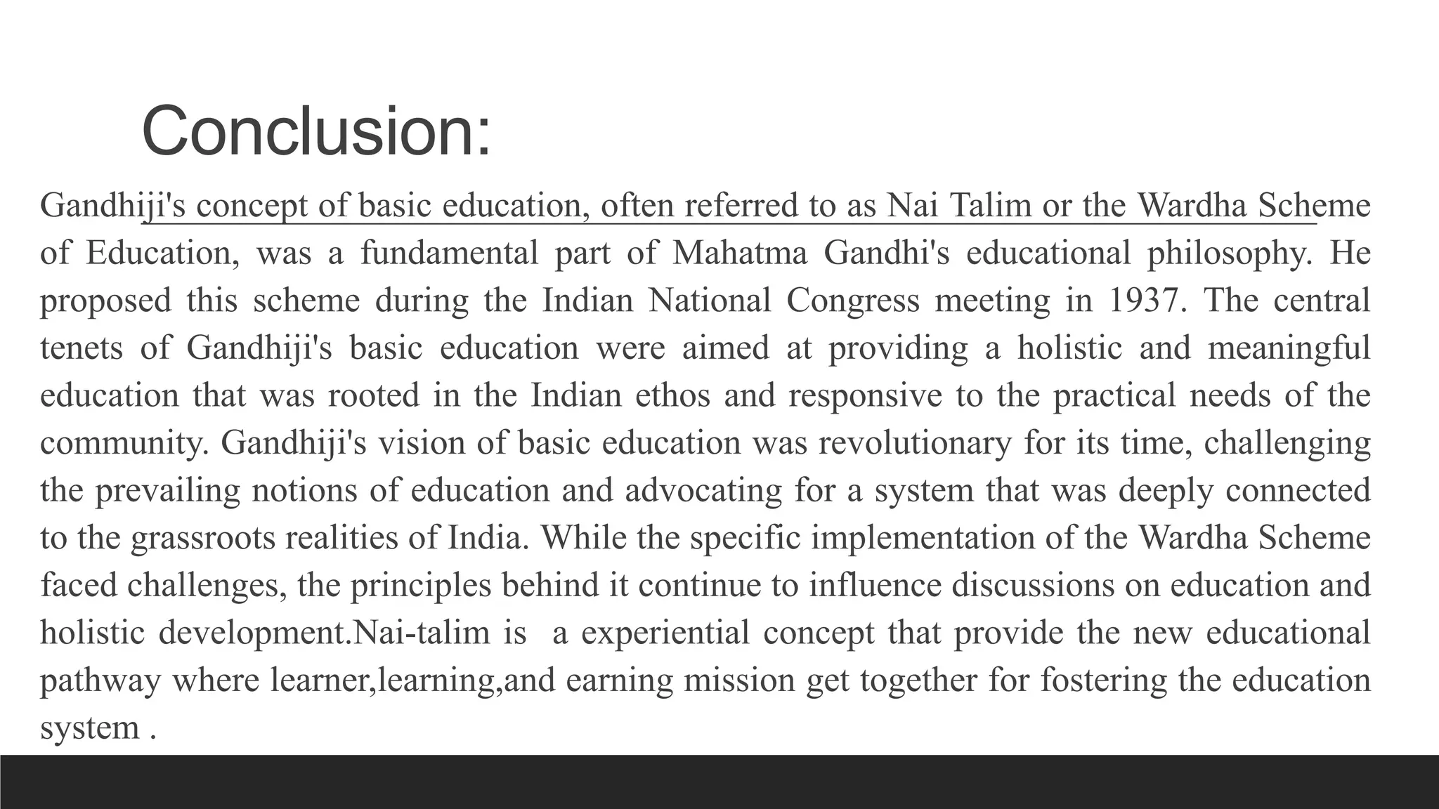 Nai-Talim: Aims, Objectives and Principles | PPTX