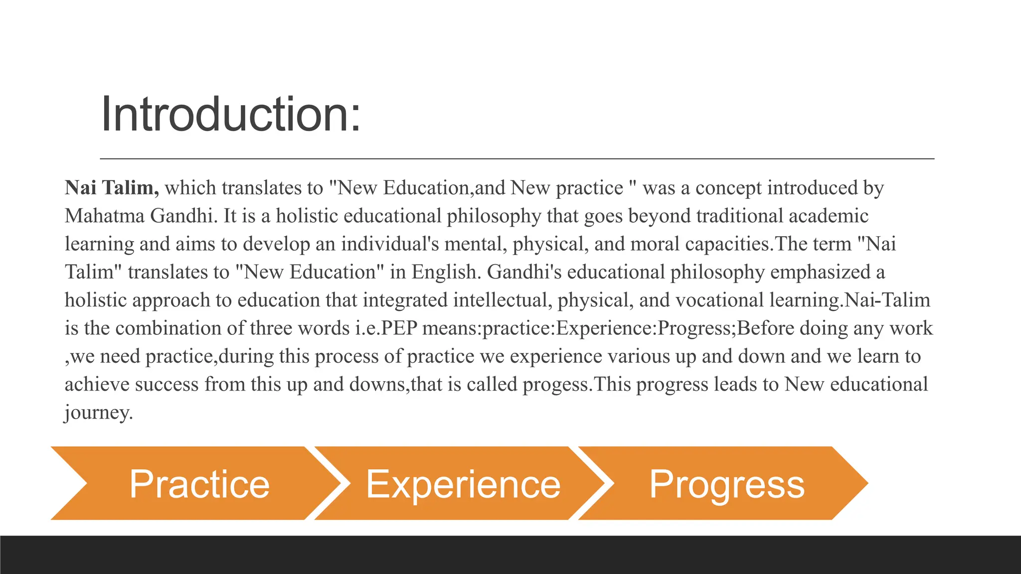 Nai-Talim: Aims, Objectives and Principles | PPTX