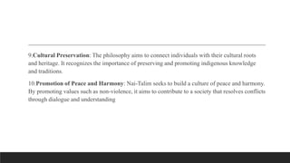 Nai-Talim: Aims, Objectives and Principles | PPTX