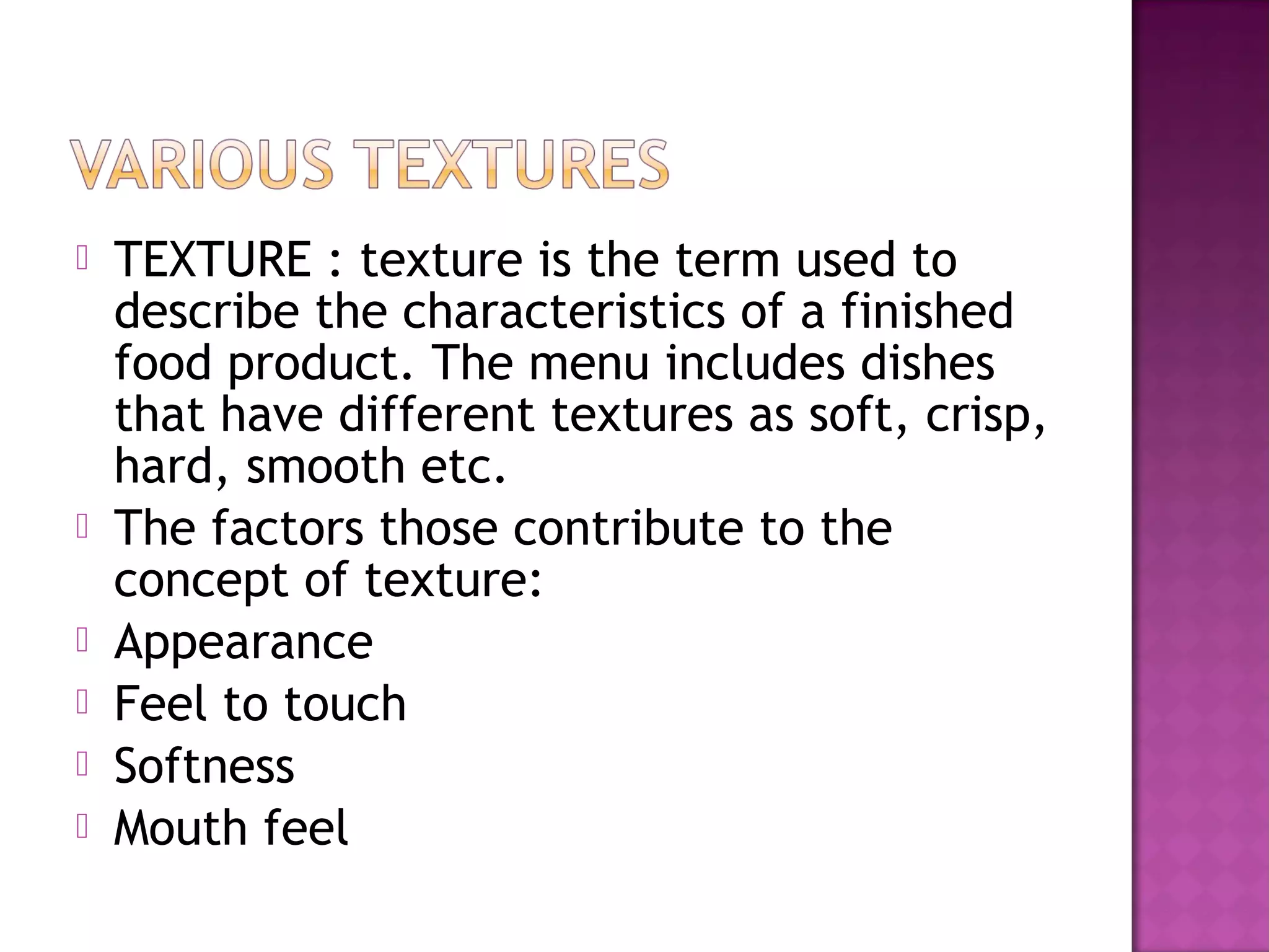 Aims and objectives of cooking | PPT