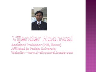 Aims and objectives of cooking | PPT