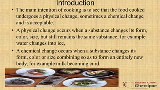 Aims and objectives of cooking | PPTX | Cooking | Food & Drink