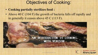 Aims and objectives of cooking | PPTX | Cooking | Food & Drink