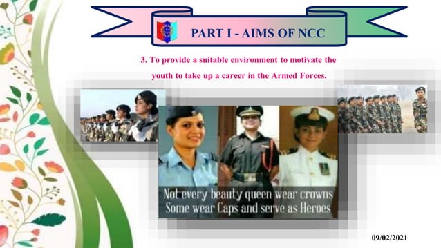 Aims and Objectives of NCC and Incentives.pptx | Family and Relationships