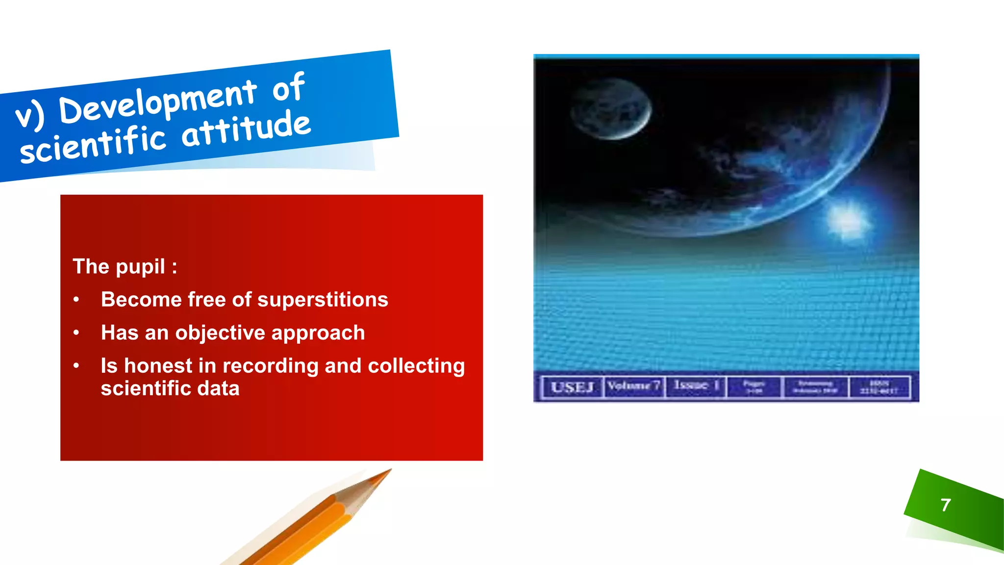 Aims and objectives of teaching physical science | PPTX