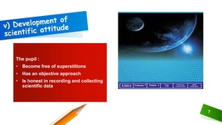 Aims and objectives of teaching physical science | PPTX