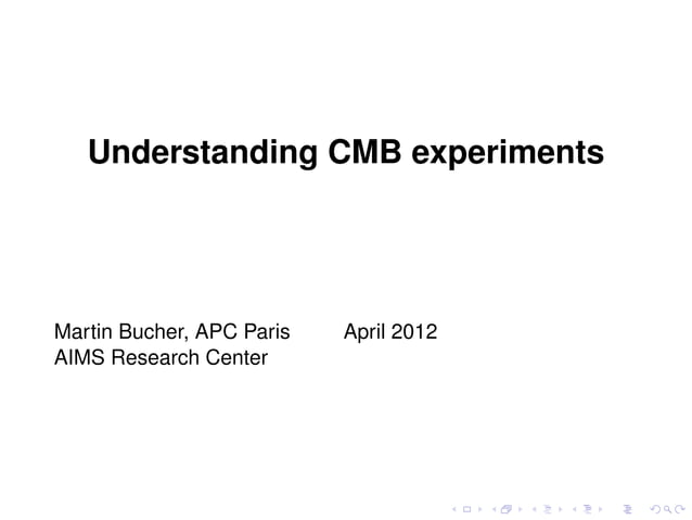 Future CMB Experiments | PDF | Physics | Science
