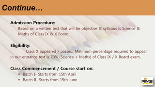 AIMS Tutorials Course Structure | PPT