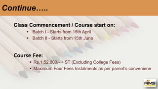 AIMS Tutorials Course Structure | PPT