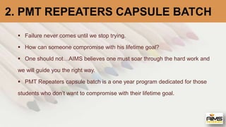 AIMS Tutorials Course Structure | PPT