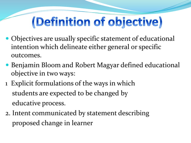 Aims, goals and objective purpose in curriculum development | PPTX ...