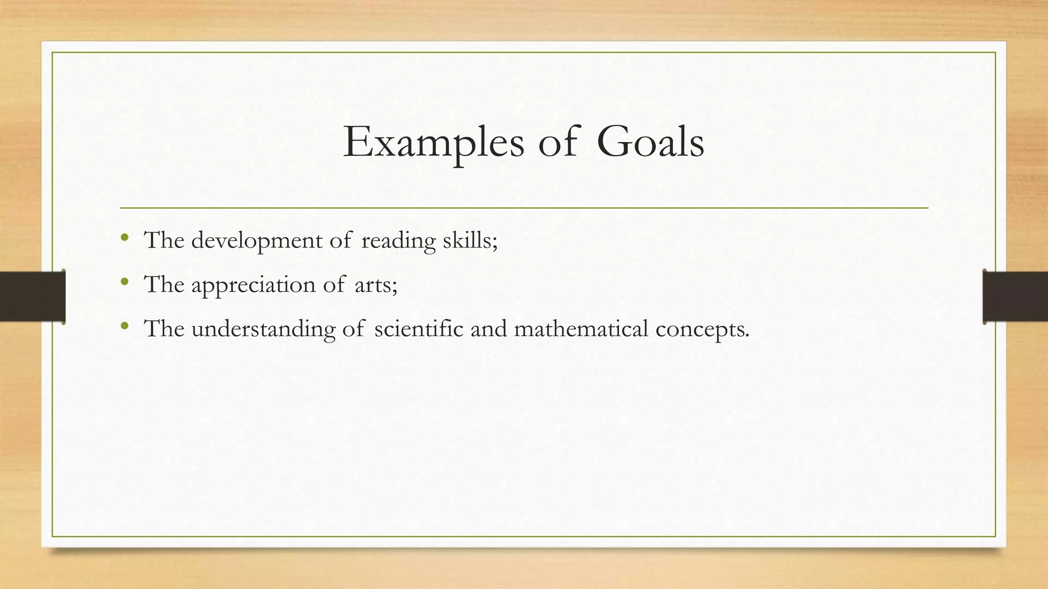 Aims, goals and objectives | PPTX