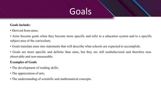 Aims, goals, and objectives | PPT