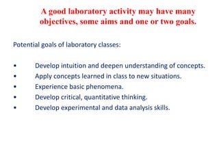 Laboratory organization, management and safety methods - Chapter # 05 ...