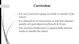 Aims, goals, objectives and brief history of Curriculum In Pakistan ...