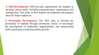Aims & objectives of NSS,History of NSS pptx | PPTX