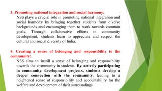 Aims & objectives of NSS,History of NSS pptx | PPT