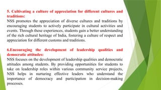 Aims & objectives of NSS,History of NSS pptx | PPTX