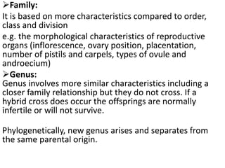 Aims and objectives of plant taxonomy | PPTX