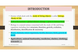 Aims & objectives of teaching biological science | PDF