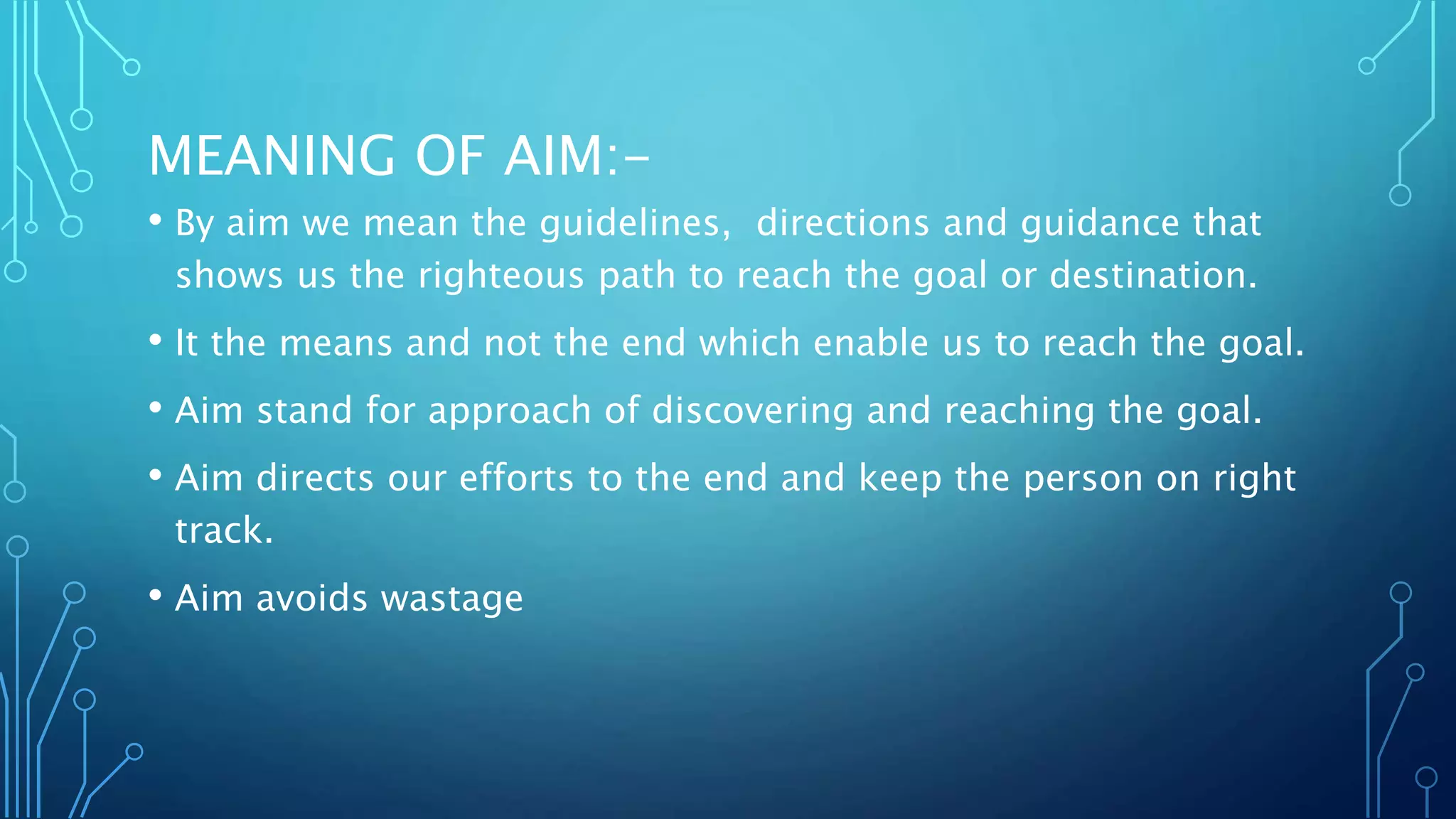 Aims of Education class 11th ppt. | PPTX