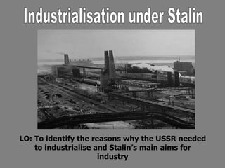 Aims Of Indusrtialisation | PPT | Political Issues & policy | Politics
