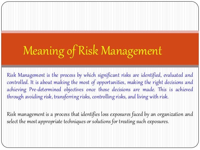 Aims Of Risk Management aims-of-risk-management