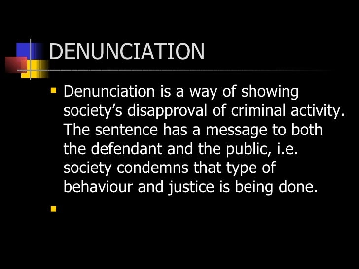 Aims Of Sentencing