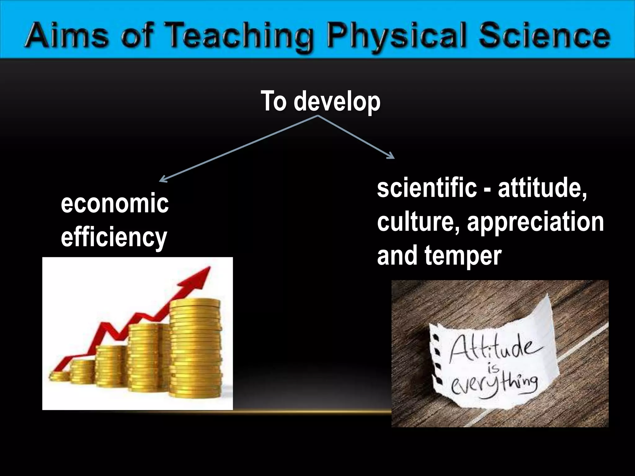 Aims of Teaching Physical Science | PPTX