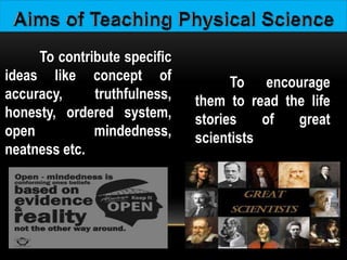 Aims of Teaching Physical Science | PPTX