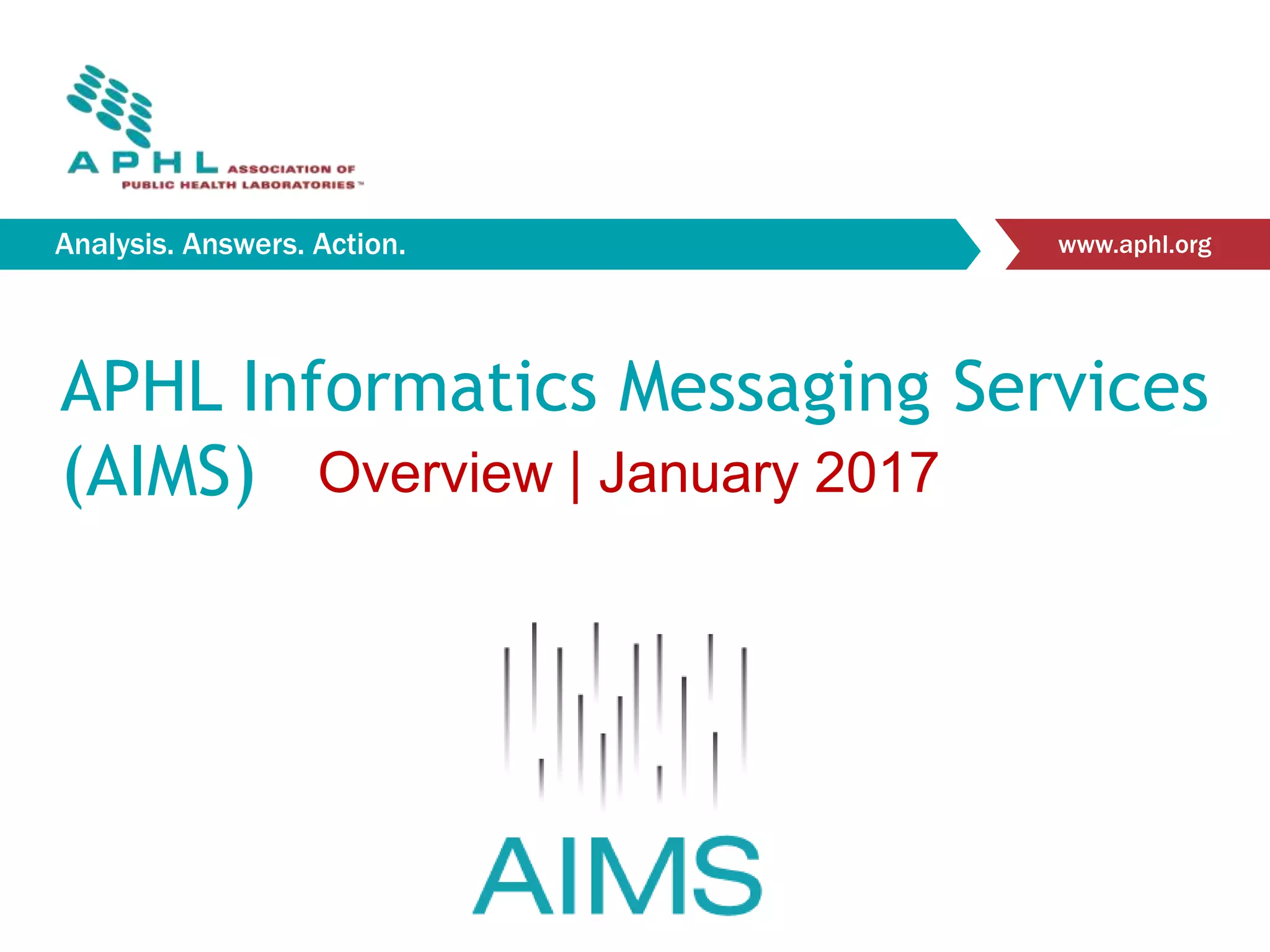 AIMS Overview for the Quest ELR Project | PPTX