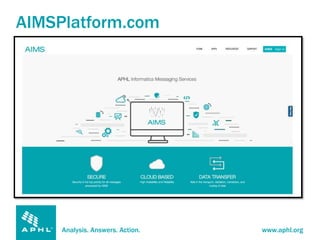 AIMS Overview for the Quest ELR Project | PPTX