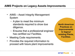 Aims presentation on Western Region NACE Conference at Victoria 2013 | PPT