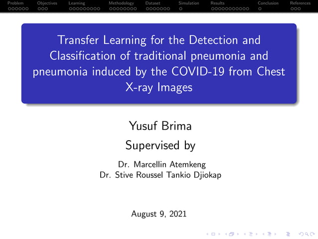 Transfer Learning for the Detection and Classification of traditional ...