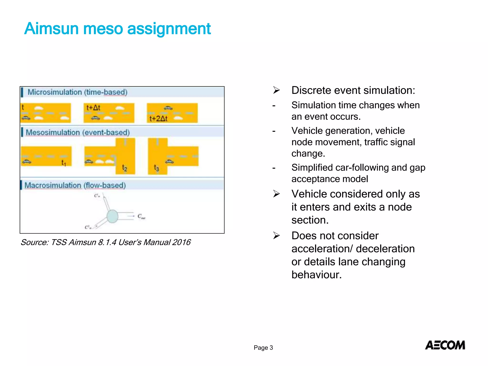 Aimsun saturadion flow rate calibration | PPTX