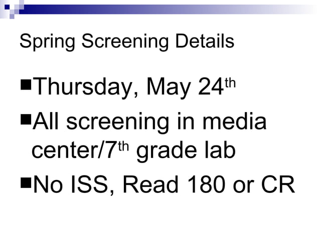 AIMSweb Spring Universal Screening | PPS | Educational Assessment ...