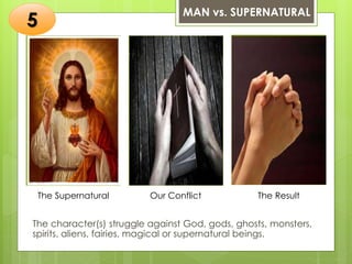 Types of Literary Conflict | PPTX | Roleplaying Games | Games and Puzzles