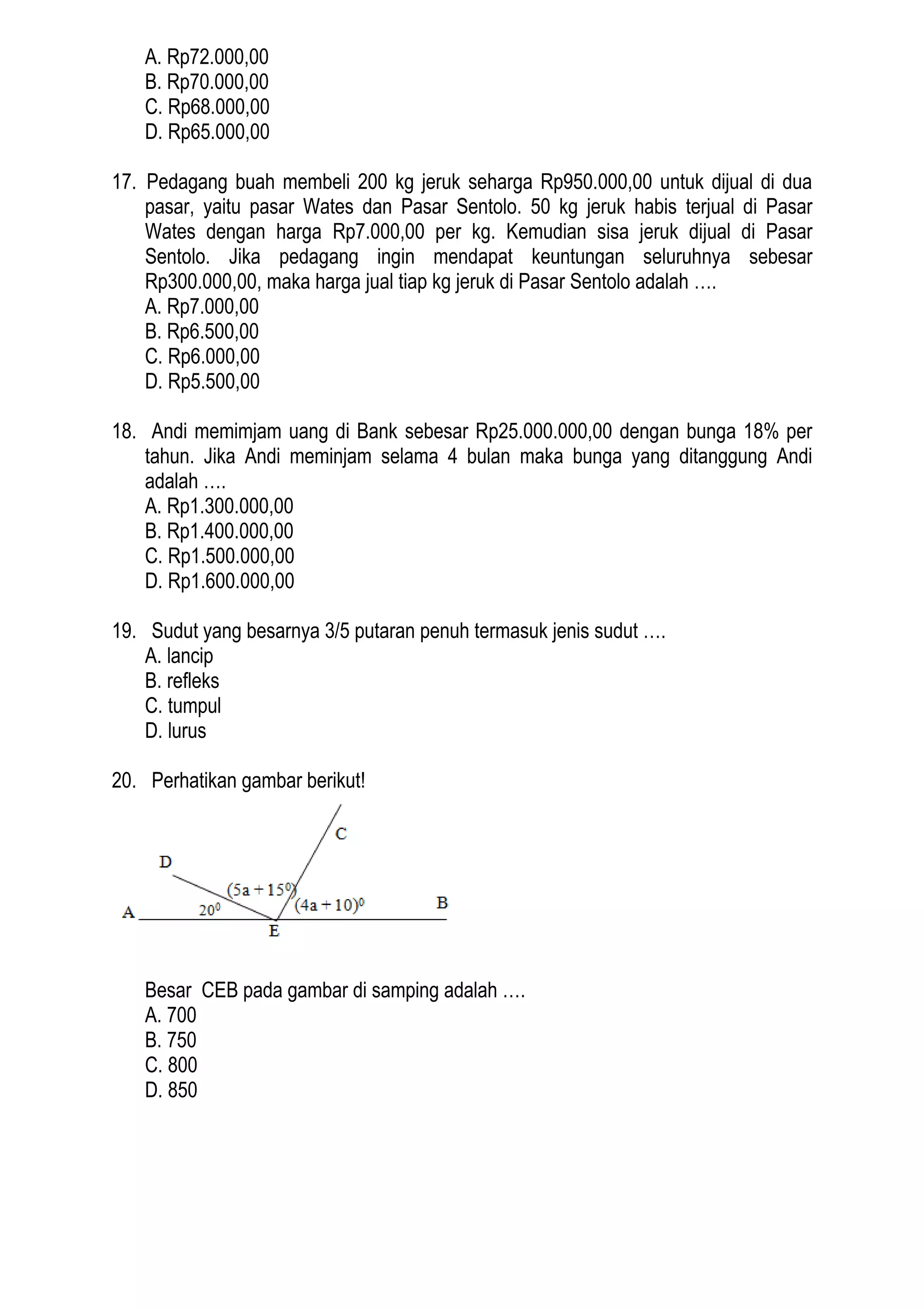 Ainamulyana.blogspot.com matematika kelas 7 k13 | PDF