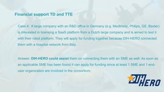 Digital Innovation Hubs in Healthcare Robotics (DIH-HERO) | PPT