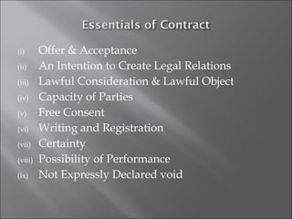 A indian contract | PPT