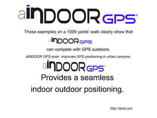 A indoor gps vs gps | ODP