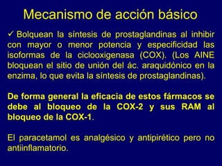 AINE.ppt principales medicamentos de los aines | PPT