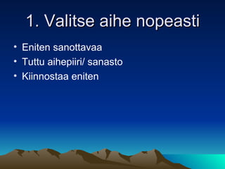 Ainekirjoitus englanniksi | PPT