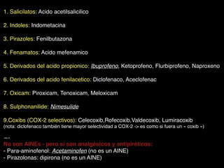 Anti-Inflamatorios No Esteroideos (AINES) - Non Steroidal Anti ...