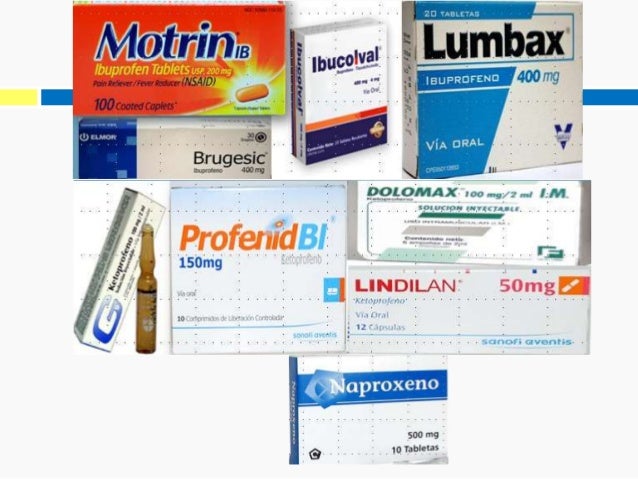 Fármacos Antiinflamatorios no esteroideos (AINE)