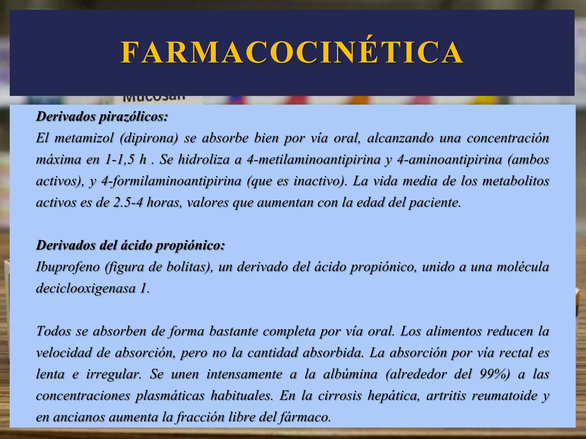 Antiinflamatorios No Esteroideos (AINES) | PPSX